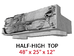 MagnumStone Half-High Retaining Walls | R.I. Lampus