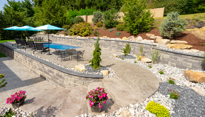 Hardscape Projects, softscapes, outdoor living spaces, landscape ...