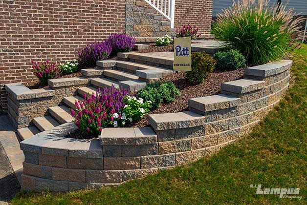 Versa-Lok Standard Retaining Walls | R.I. Lampus
