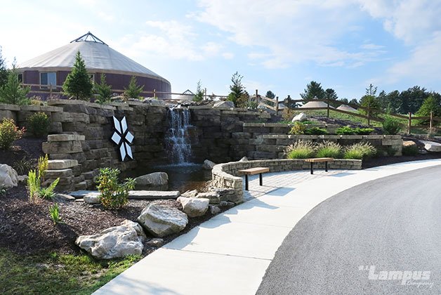 Rosetta Outcropping Retaining Walls | R.I. Lampus