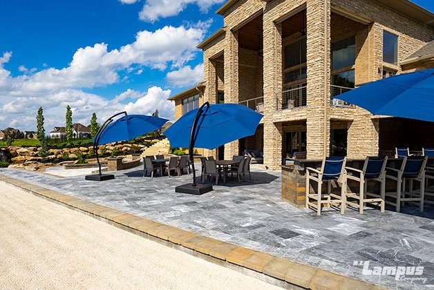 Country Stone Retaining Walls | R.I. Lampus
