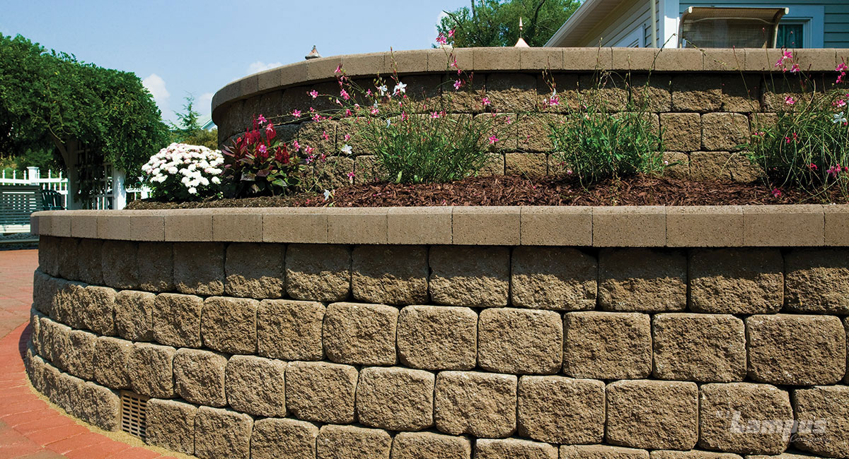 Versa-Lok Cobble Retaining Walls | R.I. Lampus