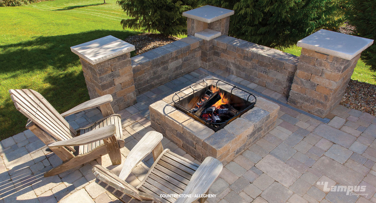 Country Stone Retaining Walls | R.I. Lampus