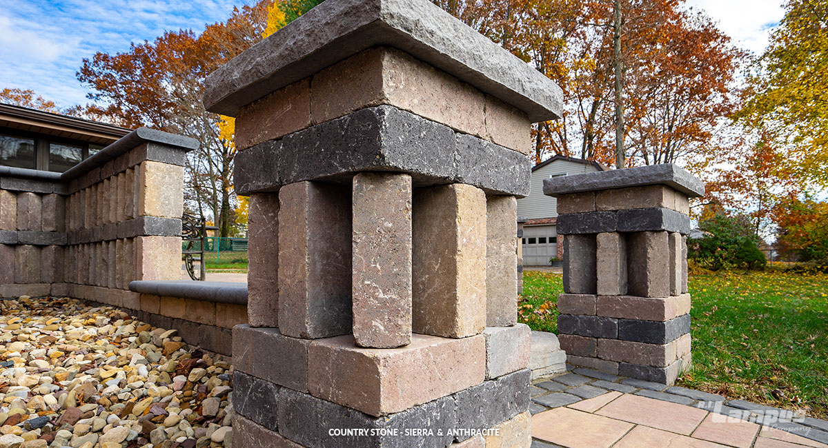 Country Stone Retaining Walls | R.I. Lampus