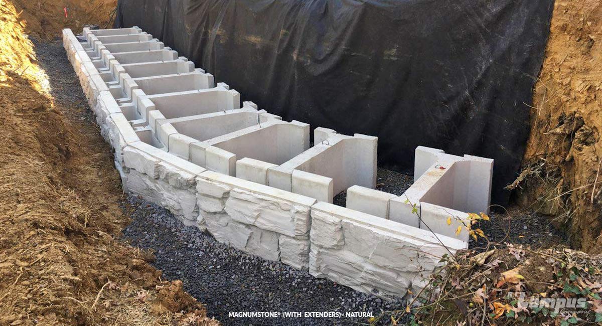 MagnumStone Retaining Walls | R.I. Lampus