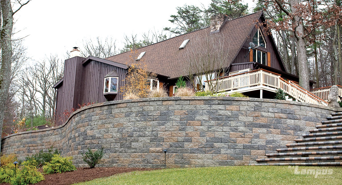 Versa-Lok® Standard Retaining Walls | R.I. Lampus